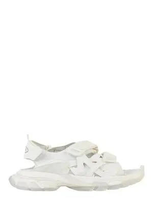 Balenciaga Track Sandal With Clear Sole - White