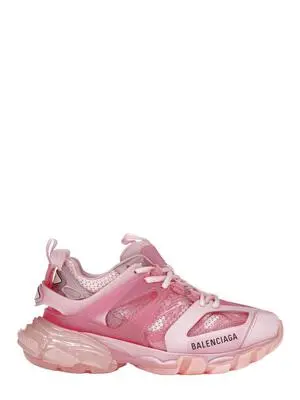 Balenciaga Track Clear Sole Sneakers - Pink