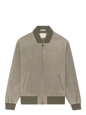 AIMÉ LEON DORE Suede Bomber Jacket