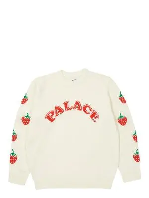 PALACE Strawberry Knit - White