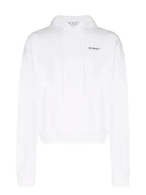 Off-White Caravag Arrow Over Hoodie White