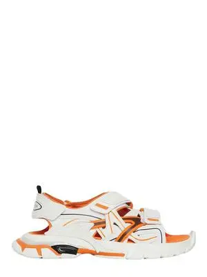 Balenciaga Track Sandal - Orange/white