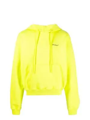 Off-White Caravaggio Over Hoodie - Lime