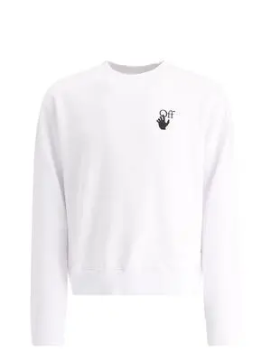 Off-White Degrade Arrows Crewneck Sweatshirt - White/fucshia