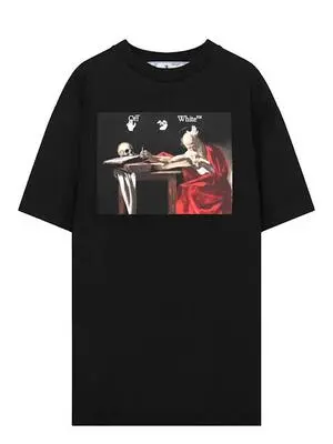 Off-White Caravaggio Jersey T-shirt - Black