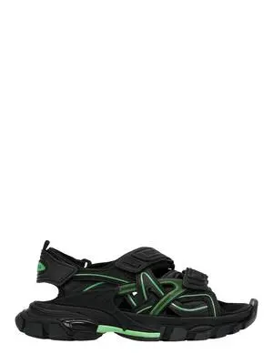 Balenciaga Track Sandal - Black/green