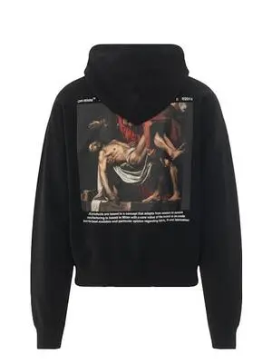 Off-White Caravaggio Deposition Print Hoodie - Black