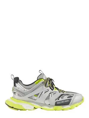 Balenciaga Trackin Sneakers Silver/neon Yellow