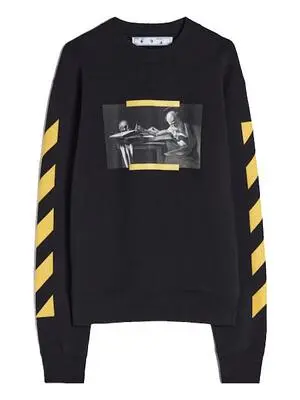 Off-White Caravaggio Sweatshirt - Black/yellow