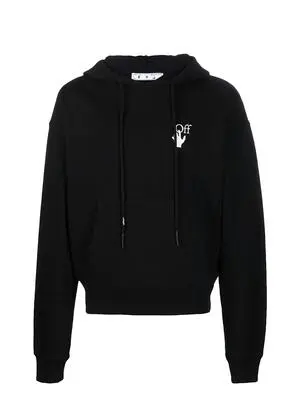 Off-White Off-White Caravaggio Lute Player Hoodie Black
