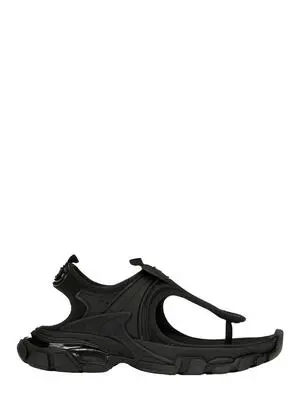 Balenciaga Track Thong Sandal - Black