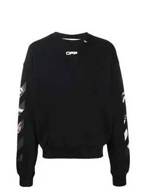 Off-White Caravaggio Arrows Over Sweatshirt - Black/mutlicolor