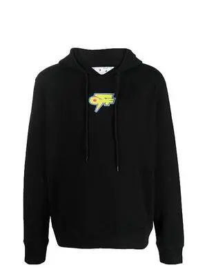 Off-White Degrade Thund Skate Arrows Hoodie - Black
