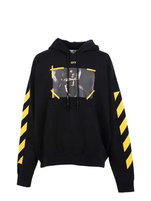 Off-White Diag Arrow Carav Mercy Skate Hoodie - Black/white