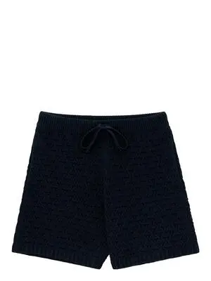 Aimé Leon Dore Eyelet Knit Short - Navy Blue