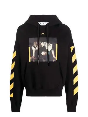 Off-White Caravaggio Narcis Over Hoodie - Black