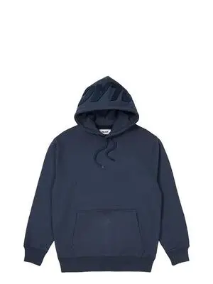 PALACE Spell Out Chenille Hood - Navy Blue