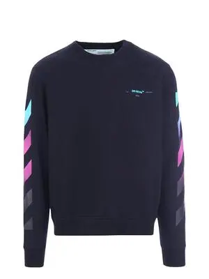 Off-White Diag Gradient Crewneck Sweatshirt - Black