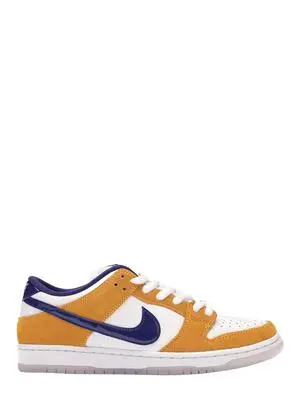 Nike Sb Dunk Low - White/regency Purple/laser Orange