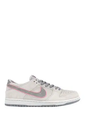 Nike Dunk Low Ishod Wair Sneakers - White/perfect Pink/flat Silver