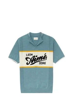 Aimé Leon Dore Knit Cycling Jersey - Blue