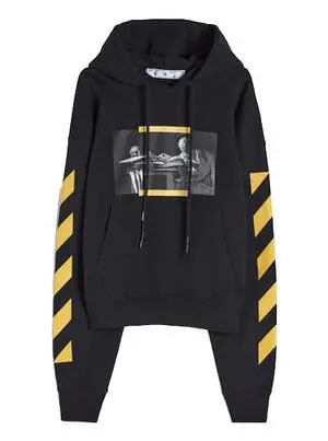 Off-White Caravaggio Painting Hoodie - Black/yellow