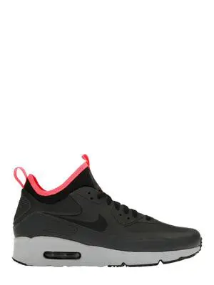 Nike Air Max 90 Ultra Mid Sneakers - Anthracite/black/solar Red