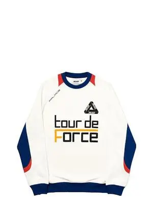 PALACE Tour De Force Crew - White