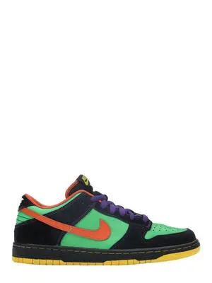 Nike Sb Dunk Low Sneakers - Green Spark/hoop Orange