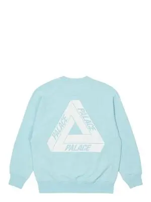 PALACE Triferg Slub Crew - Light Blue