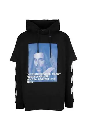 OFF-WHITE Diag Bernini Long Sleeve Hoodie