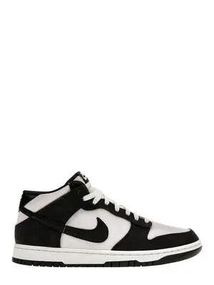 Nike Dunk Mid Canvas Sneakers - Sail/black