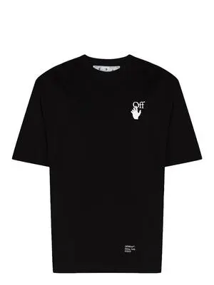 Off-White Caravaggio Saint Jerome Writing Arrows Oversized T-shirt - Black