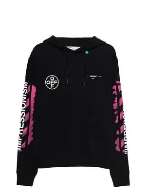 Off-White Diag Stencil Hoodie - Black