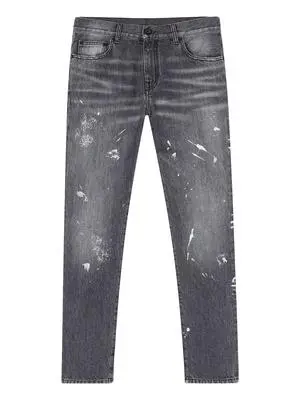 OFF-WHITE Off-White Diag Outline Skinny Jeans