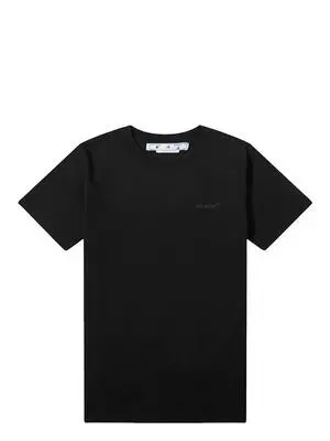 Off-White Diagonal Tab Slim T-shirt - Black