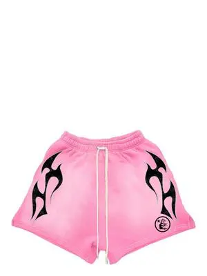 HELLSTAR Flame Shorts - Pink