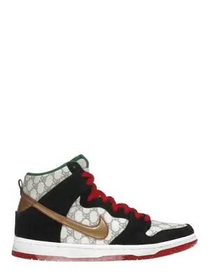 Nike Nike SB Dunk High Black Sheep Paid In Full White/metallic Gold/black