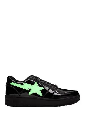 BAPE A Bathing Ape Bape Sta Low Weeknd XO Sneakers White/volt