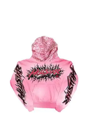 HELLSTAR Brainwashed With Brain Hoodie - Pink