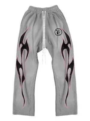 HELLSTAR Future Flame Sweatpants Grey