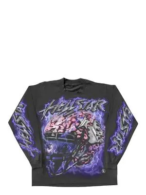 HELLSTAR Powered The Star Long Sleeve T-shirt - Black