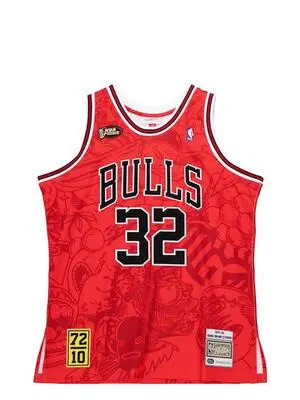 HEBRU BRANTLEY X Mitchell & Ness Chicago Bulls Jersey - White/red