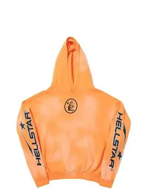 HELLSTAR Graphic Hoodie - Orange Dye