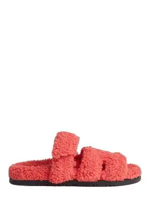 HERMÈS Chypre Sherling Slides