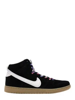 Nike Dunk High Barbershop Sneakers - Black/white/gum Light Brown