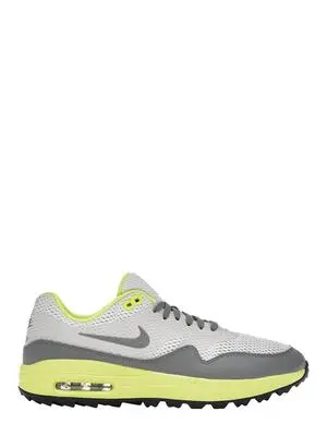 Nike Air Max 1 Golf Sneakers - Grey Fog/photon Dust/lemon Venom