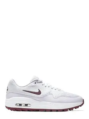 Nike Air Max 1 Golf Sneakers White/barely Grapeone-colorvillain Red