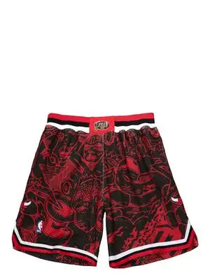 HEBRU BRANTLEY X Mitchell & Ness Chicago Bulls Shorts - Red/black