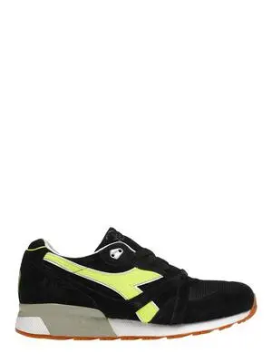 DIADORA N9000 Patta Game On Sneakers - Black/yellow/white